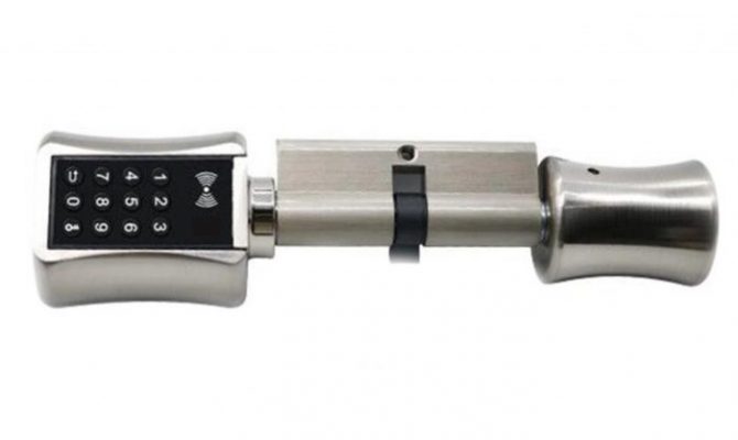 PROEM ICYLINDER 05 35x35 electronic cylinder (with badge+bluetooth ...